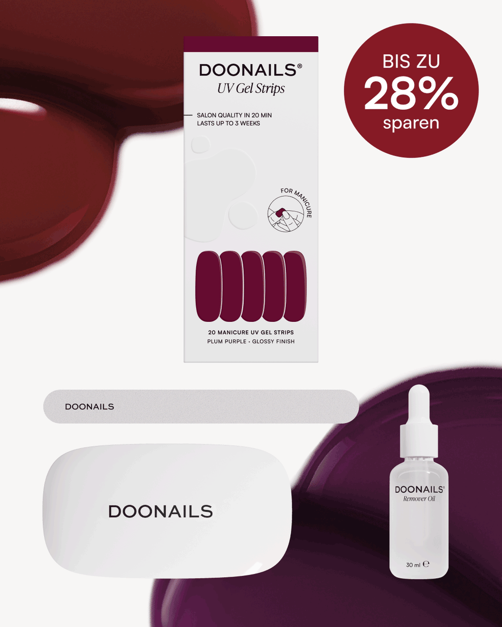 Perfekte Home-Maniküre: Sommer Gel Strips Set sichern - Doonails